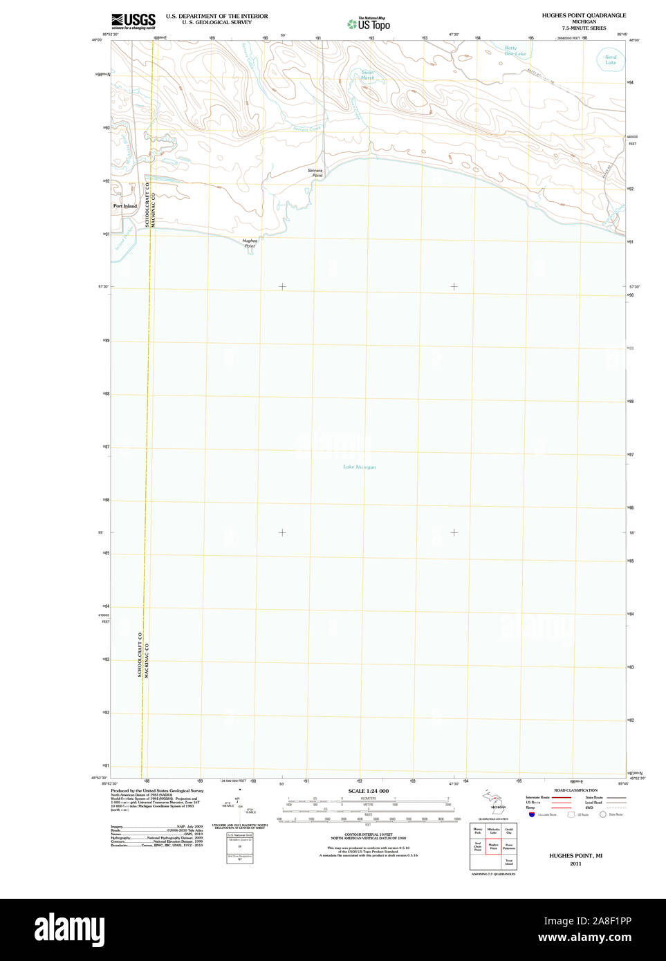 Map of hughes hi-res stock photography and images - Alamy