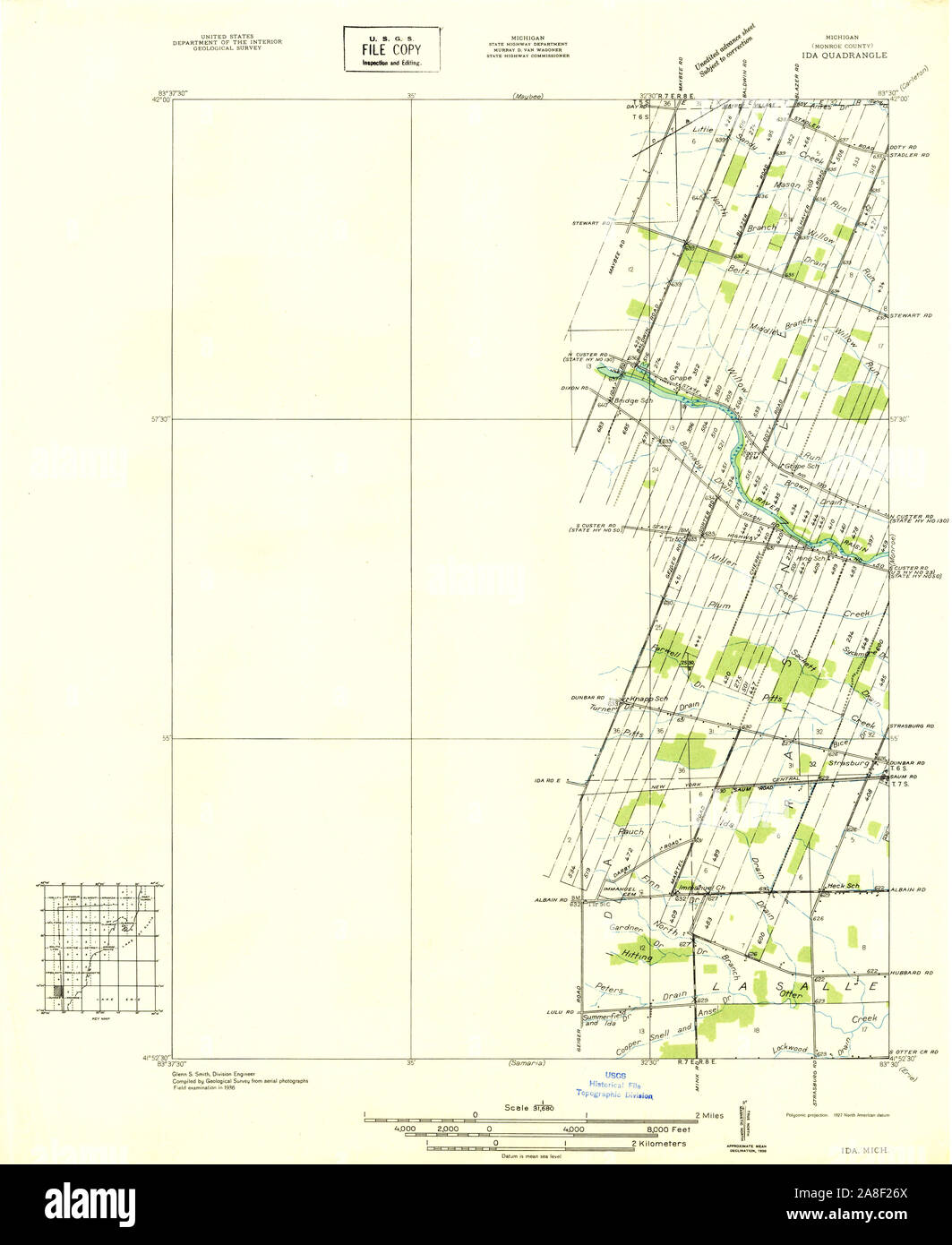 Map of ida hi-res stock photography and images - Alamy
