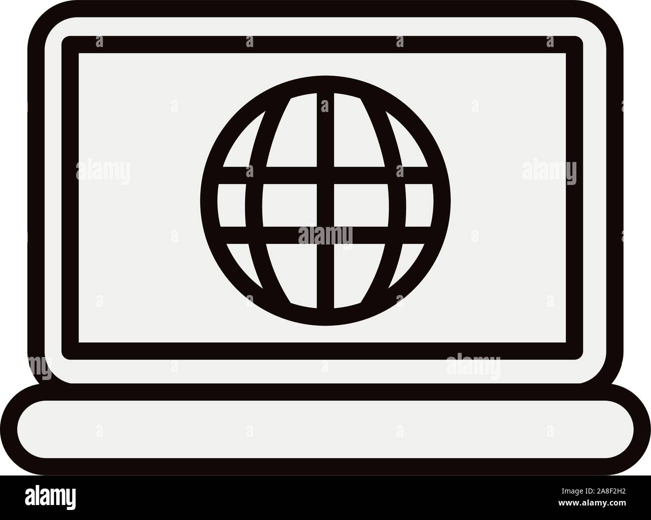 Digital laptop icon vector design Stock Vector Image & Art - Alamy