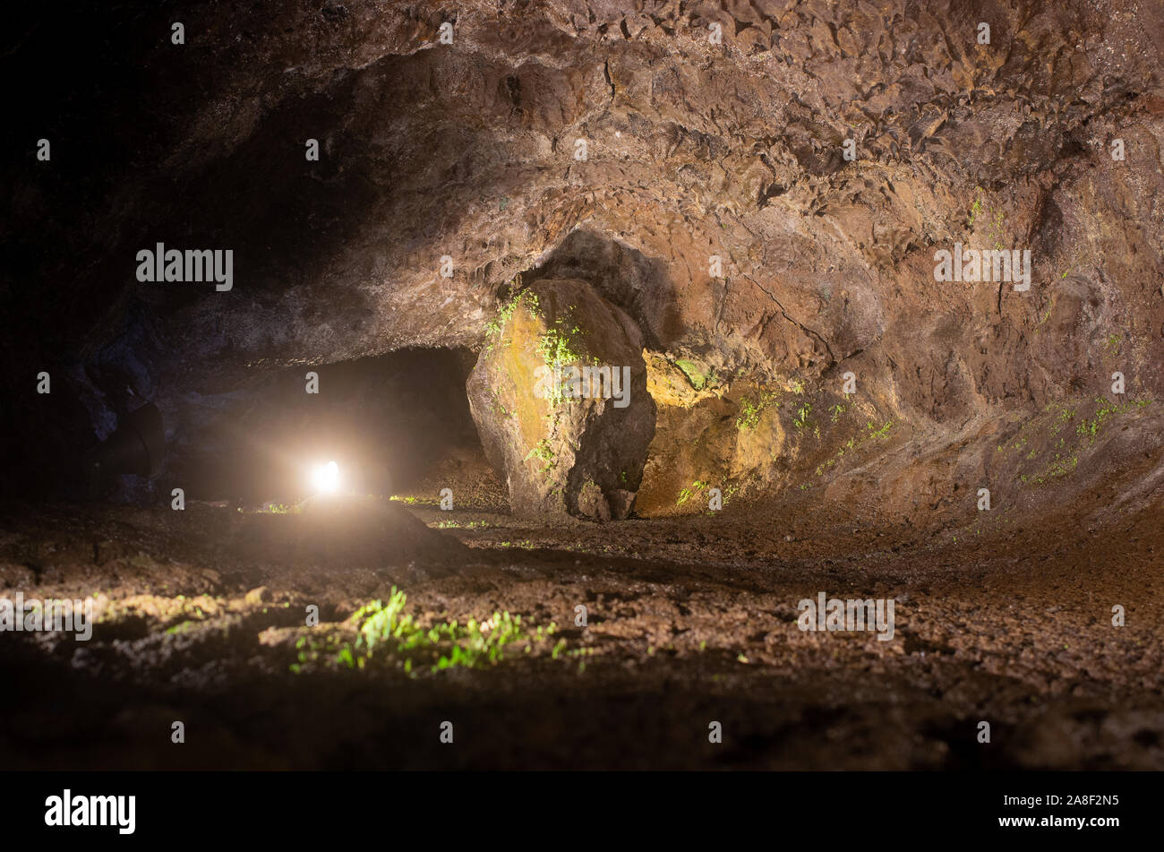 Volcanic caves in Sao Vicente. Madeira Portugal Stock Photo - Alamy
