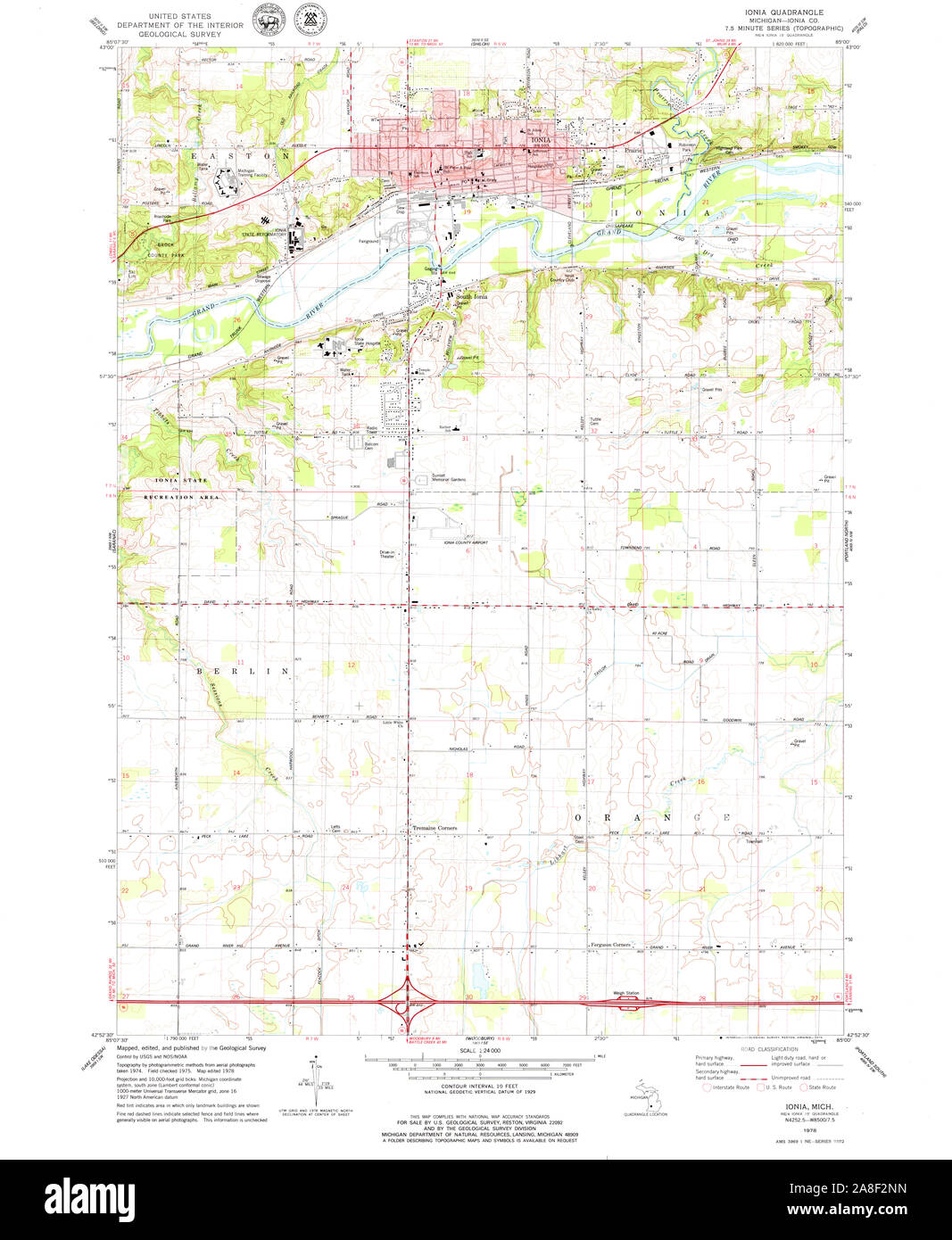 Map of ionia hi-res stock photography and images - Alamy