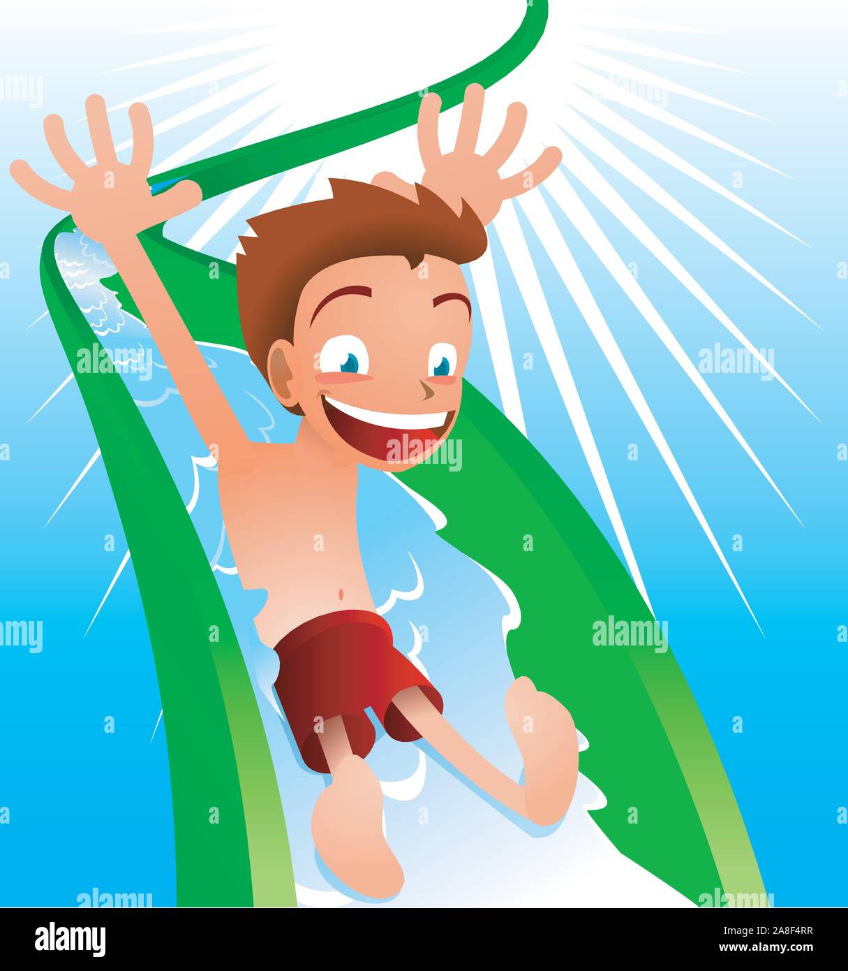 Summer tobogganing hi-res stock photography and images - Alamy