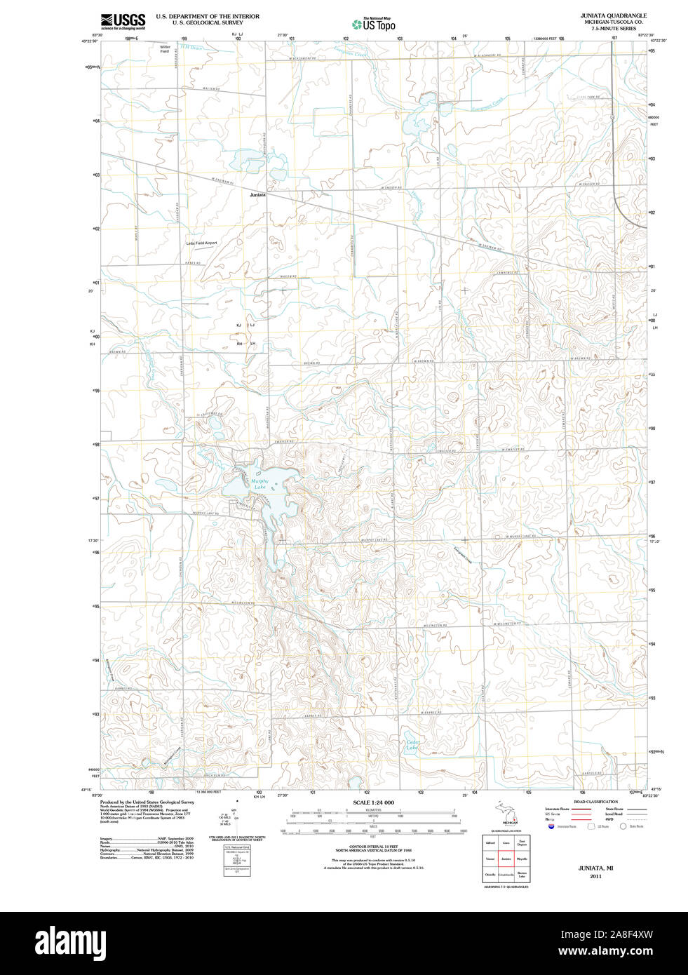 Juniata map hi-res stock photography and images - Alamy