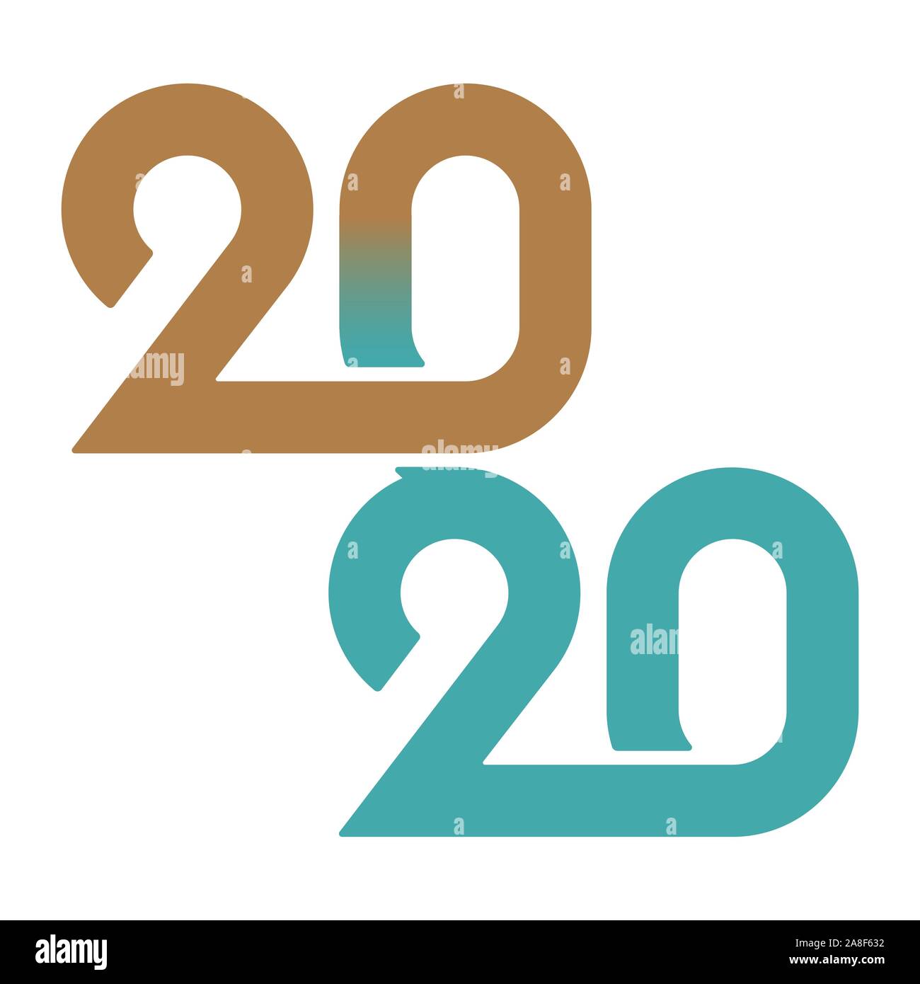 2020 font Stock Vector Images - Alamy