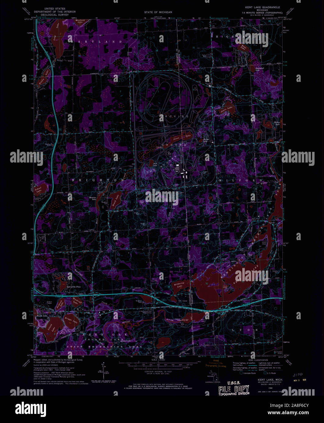 Kent lake michigan hi-res stock photography and images - Alamy