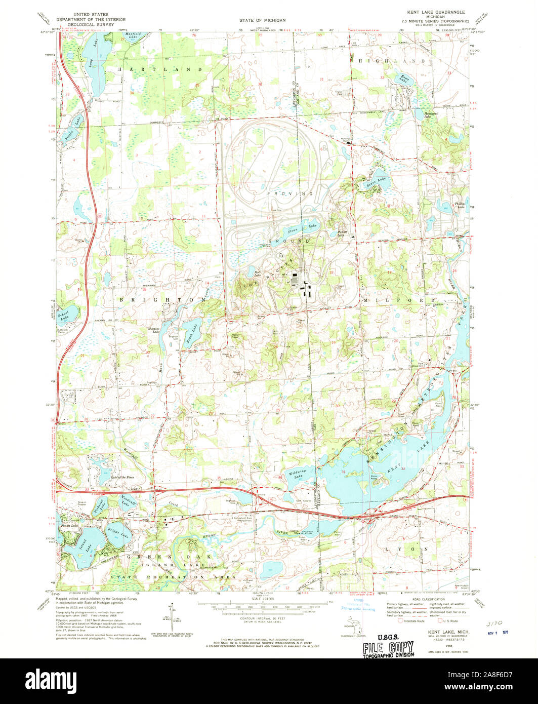 Kent lake michigan hi-res stock photography and images - Alamy