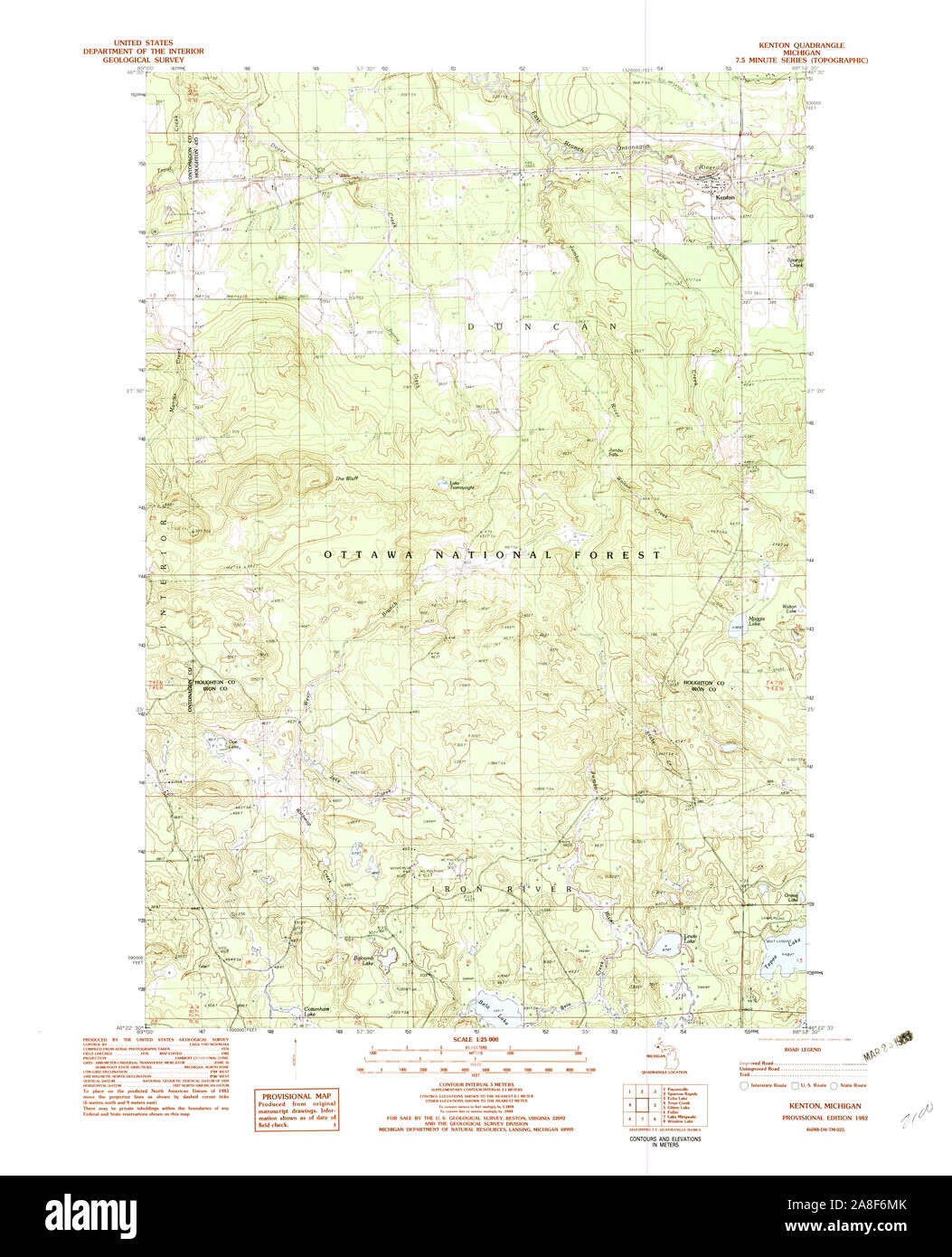 Map of kenton Cut Out Stock Images & Pictures - Alamy