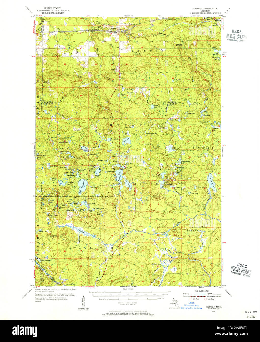 Kenton map hi-res stock photography and images - Alamy