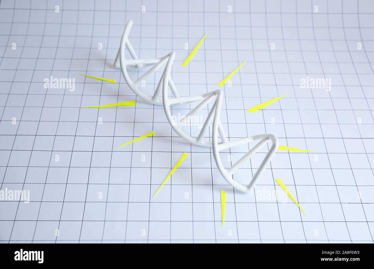 3D printed DNA molecule Stock Photo - Alamy