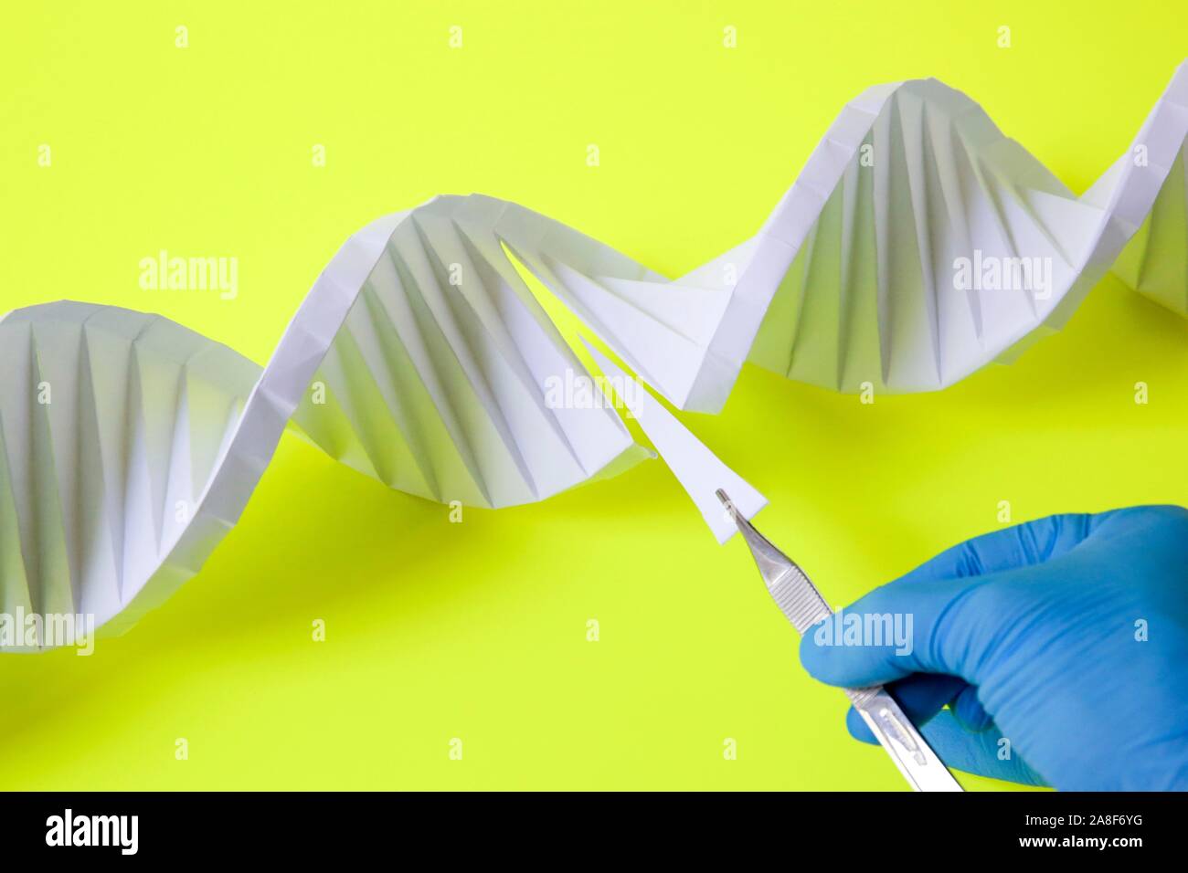 Modifying DNA, conceptual image Stock Photo - Alamy