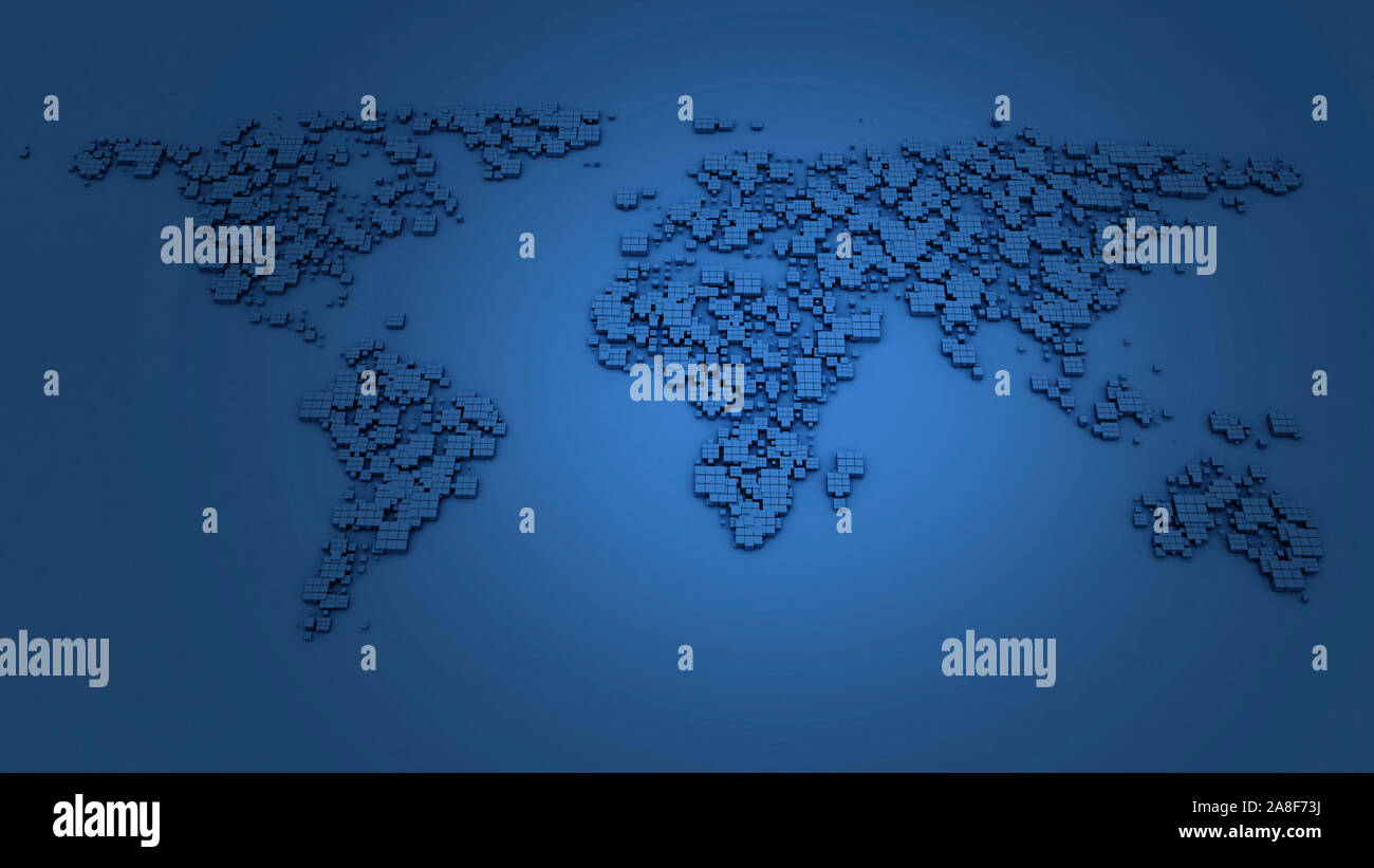World map, illustration Stock Photo - Alamy