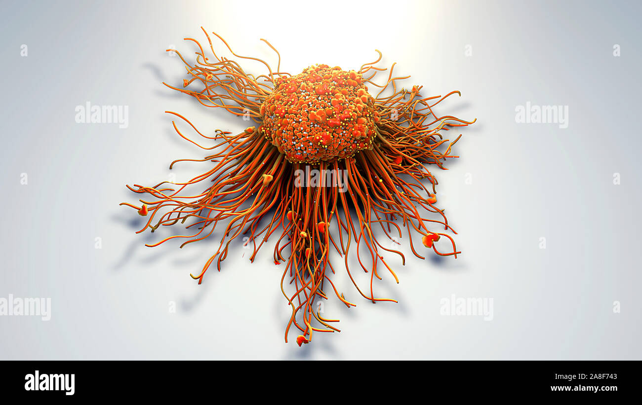 Cancer cell, illustration Stock Photo - Alamy