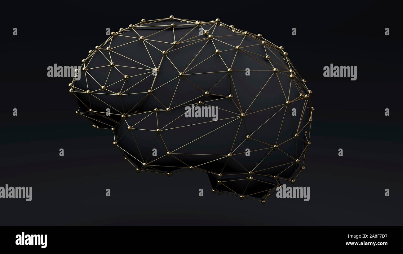 Brain connections, conceptual illustration Stock Photo - Alamy