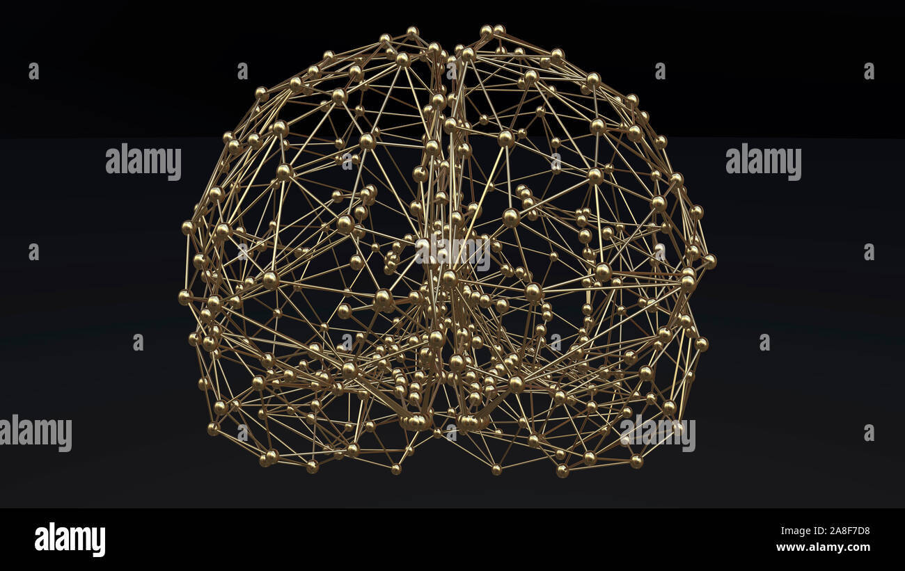Brain connections, conceptual illustration Stock Photo - Alamy