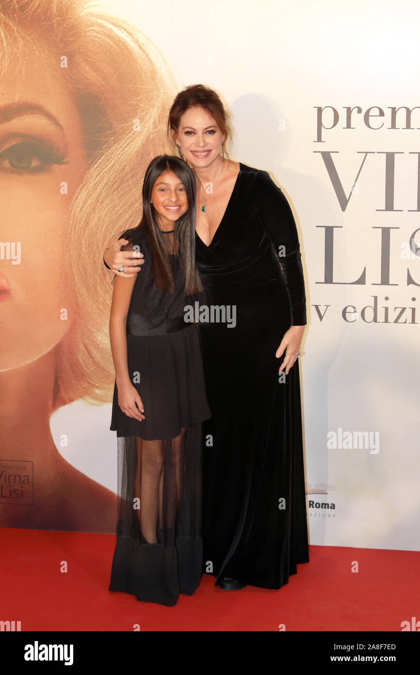 Rome, Italy - November 7, 2019: The Italian actresses Elena Sofia Ricci ...