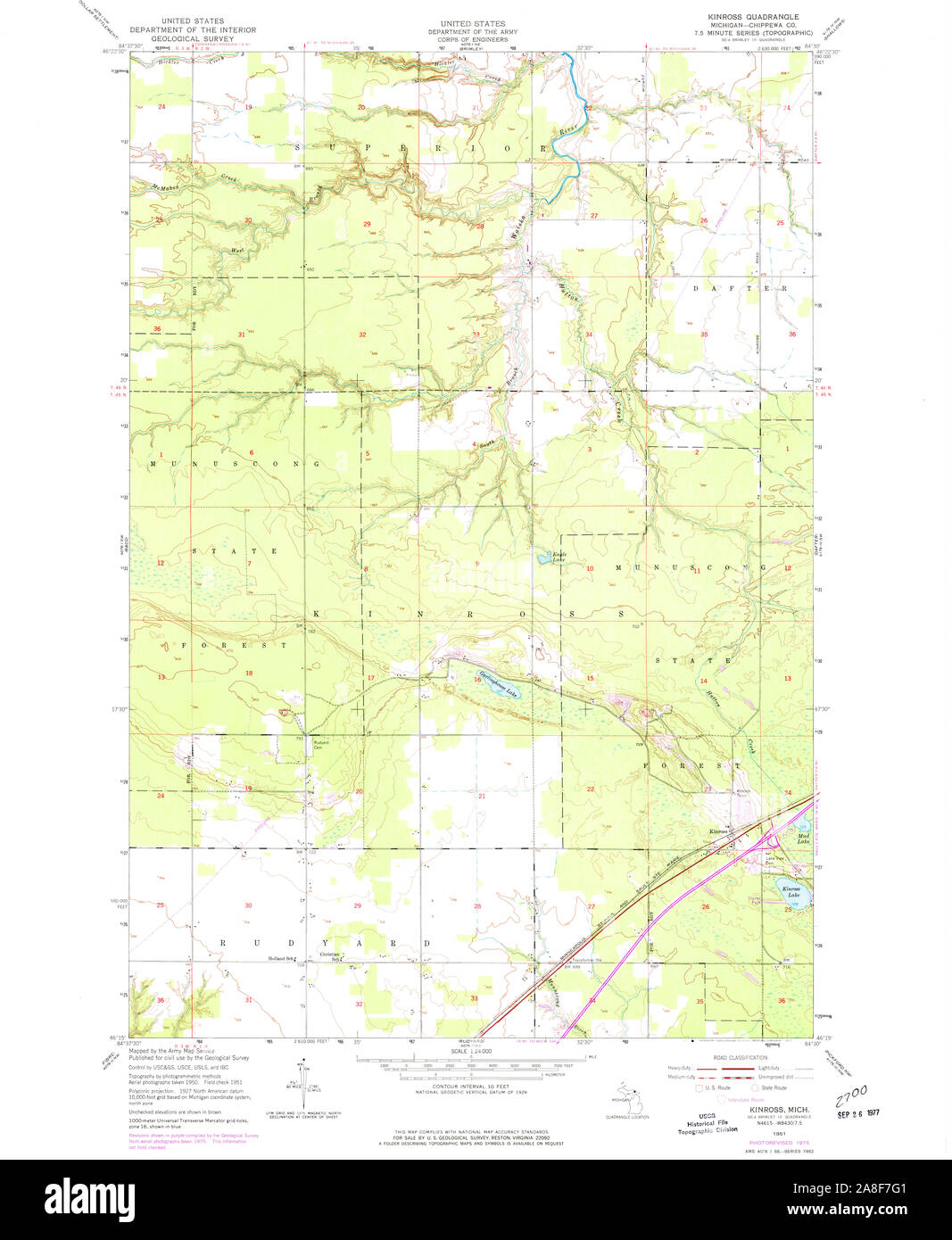 Kinross map hi-res stock photography and images - Alamy