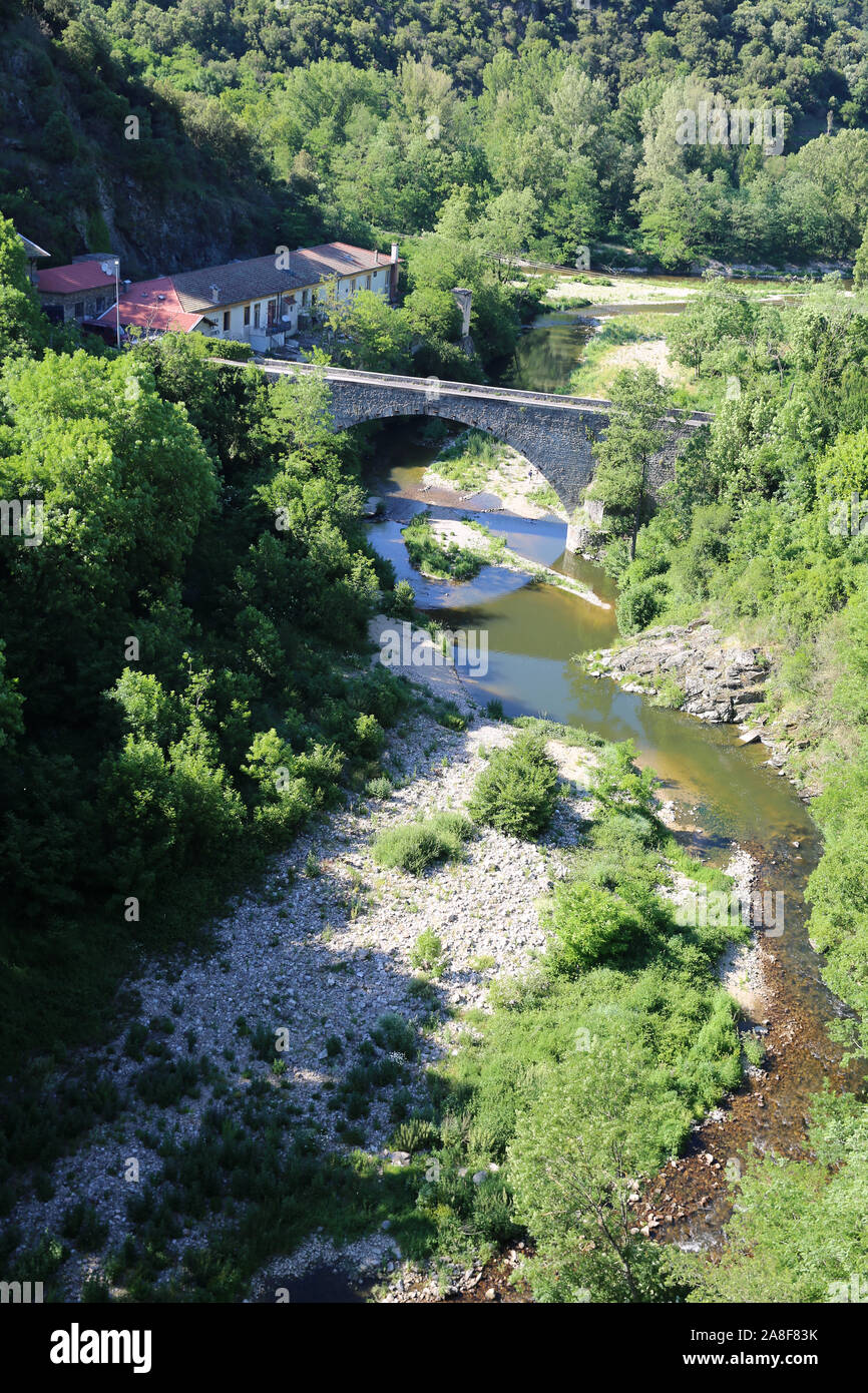 Bridge, Ardeche, France, Europe Stock Photo - Alamy