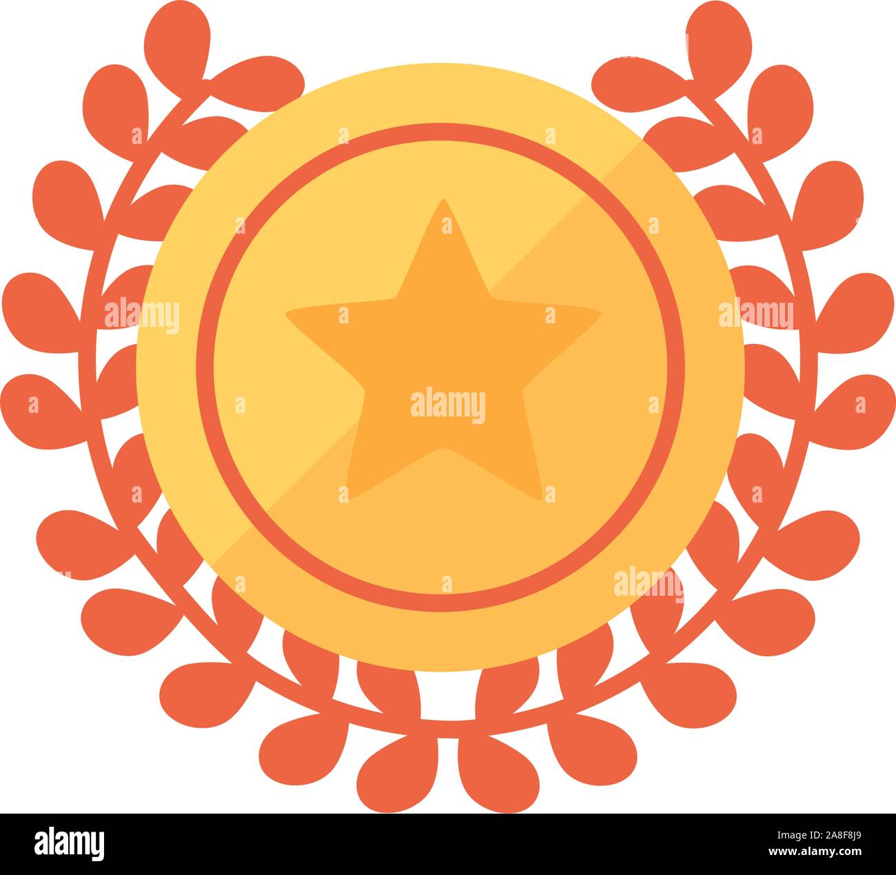 Isolated gold seal icon vector design Stock Vector Image & Art - Alamy