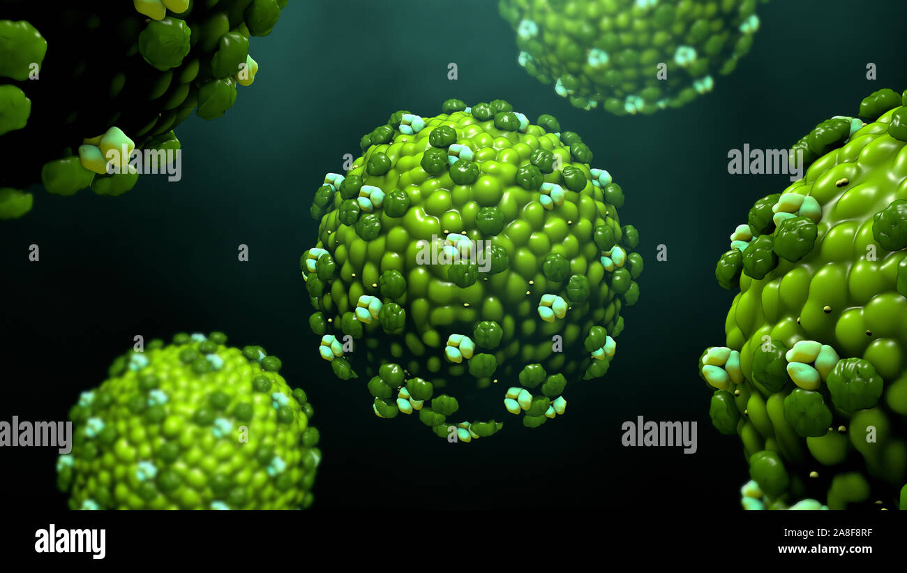 Measles virus, illustration Stock Photo - Alamy