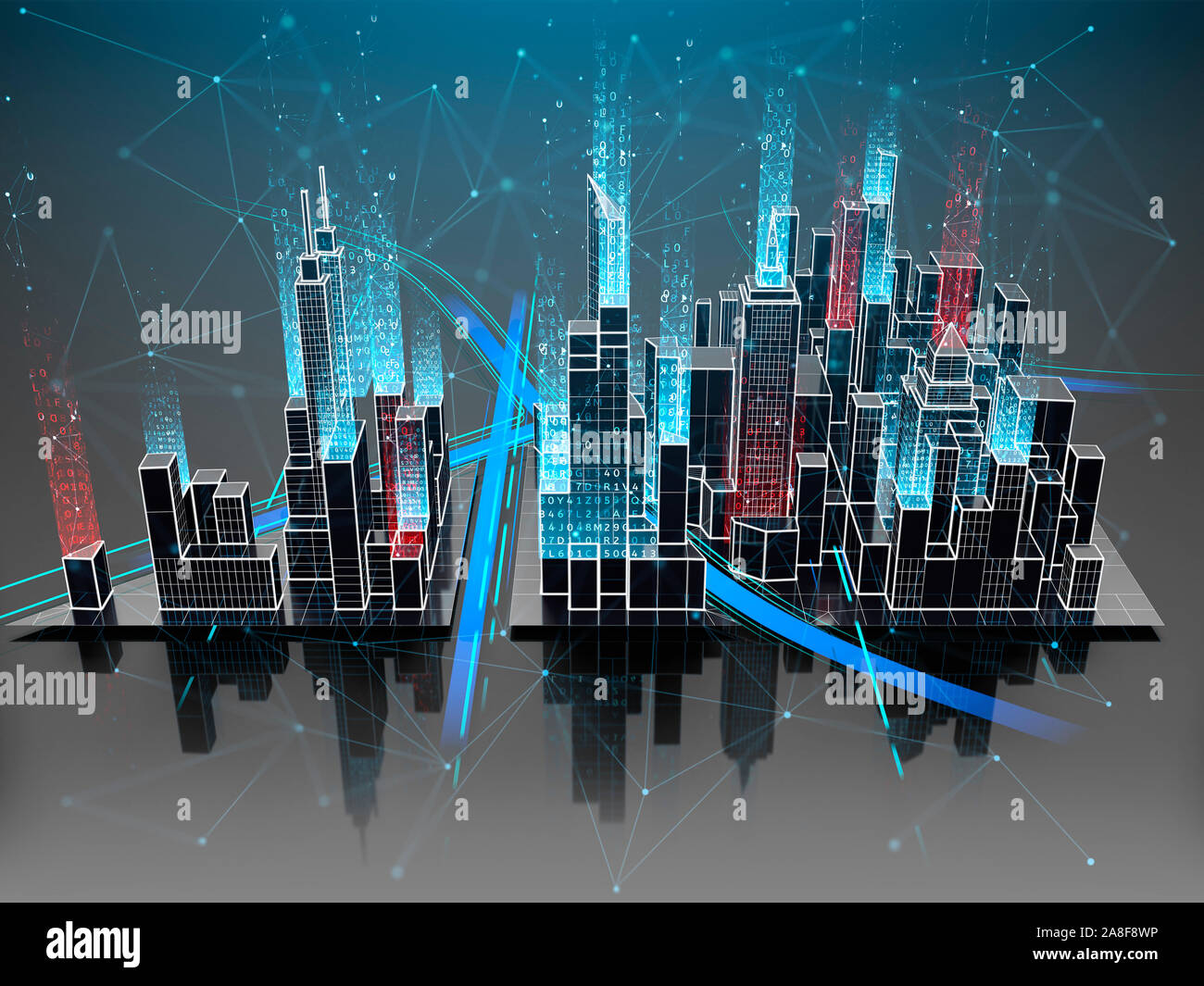 3d skyscraper building smart hi-res stock photography and images - Alamy