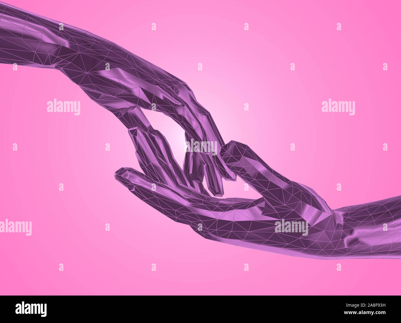 Touching artwork hi-res stock photography and images - Alamy