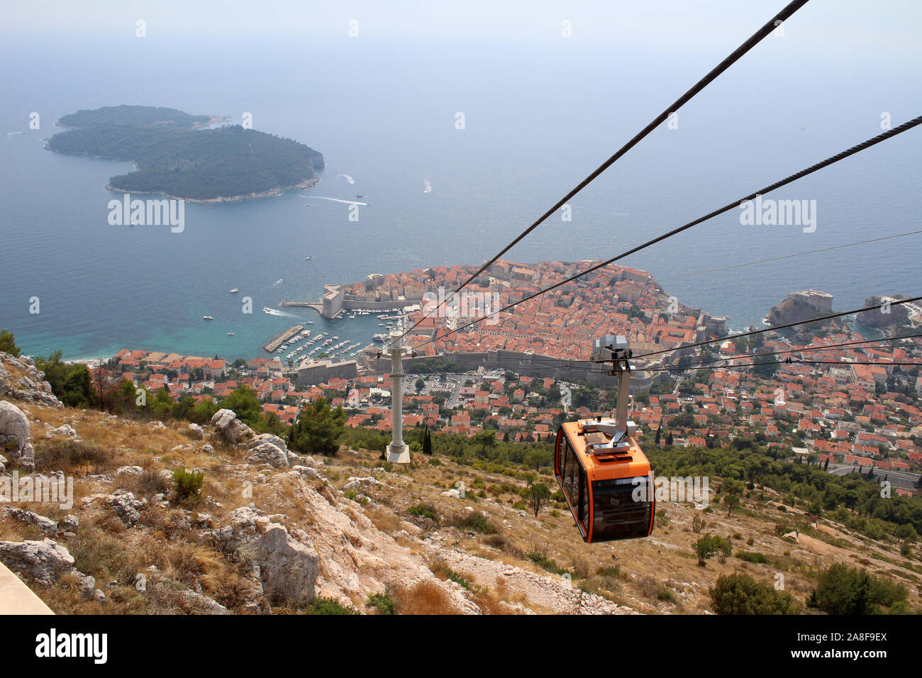 Dubrovnik lokrum boat hi-res stock photography and images - Alamy