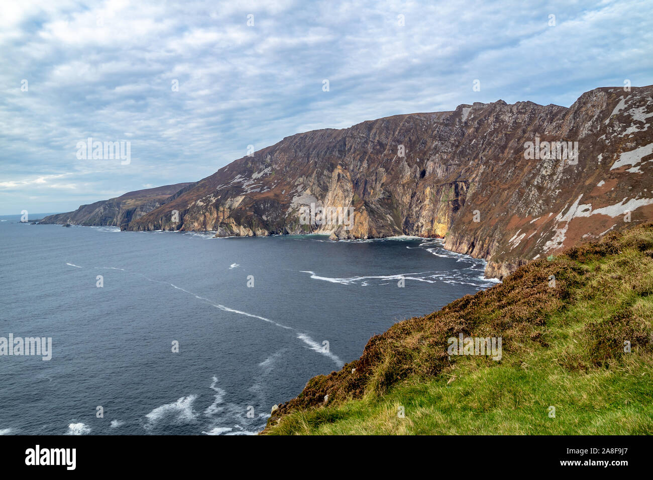 Slieve League Cliffs are among the highest sea cliffs in Europe rising ...