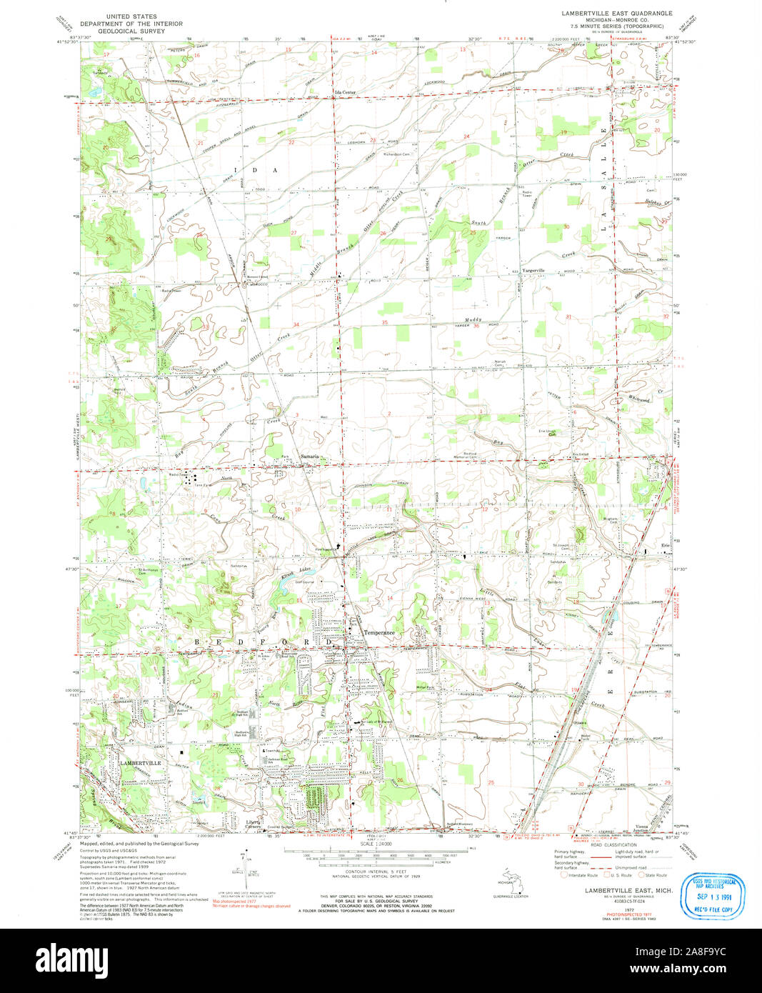 Map of lambertville hi-res stock photography and images - Alamy