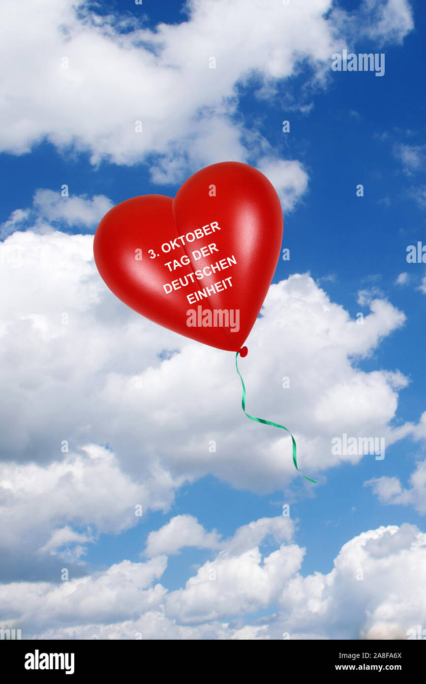 Luftballon Herz Himmel