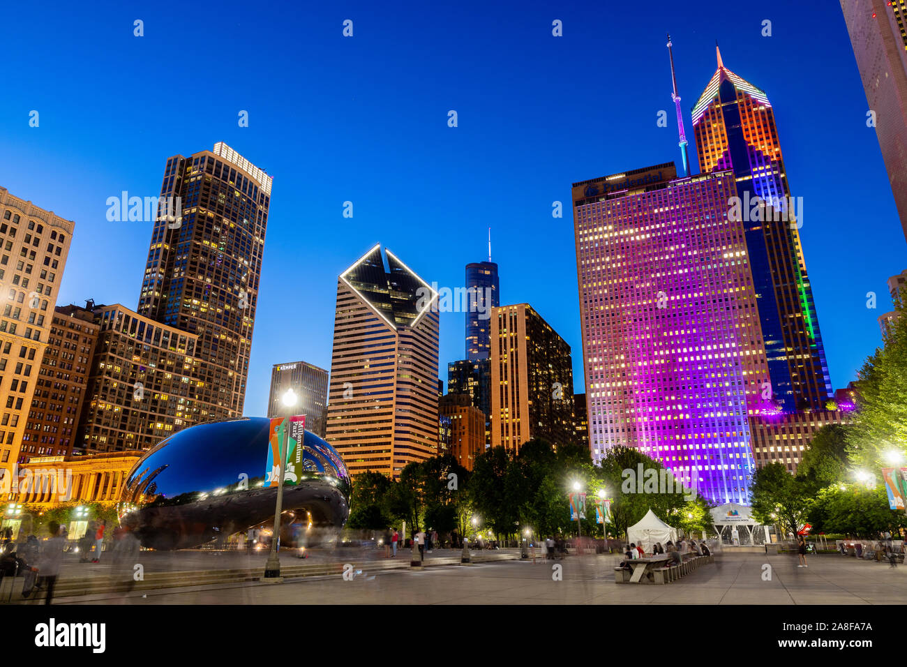 Millennium Park is located in downtown Chicago, Grant Park, and is ...