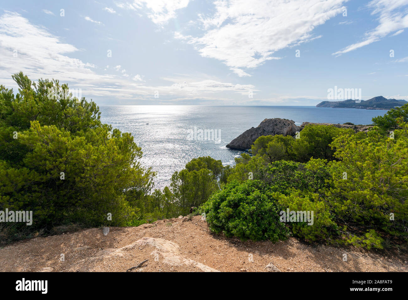 Punta de Capdepera beach in Mallorca, Spain Stock Photo - Alamy