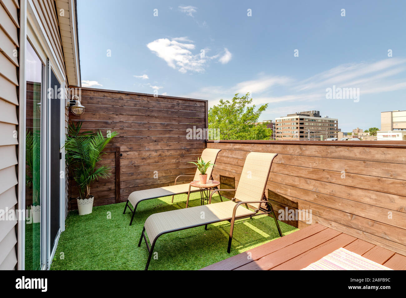 Rooftop balcony hi-res stock photography and images - Alamy