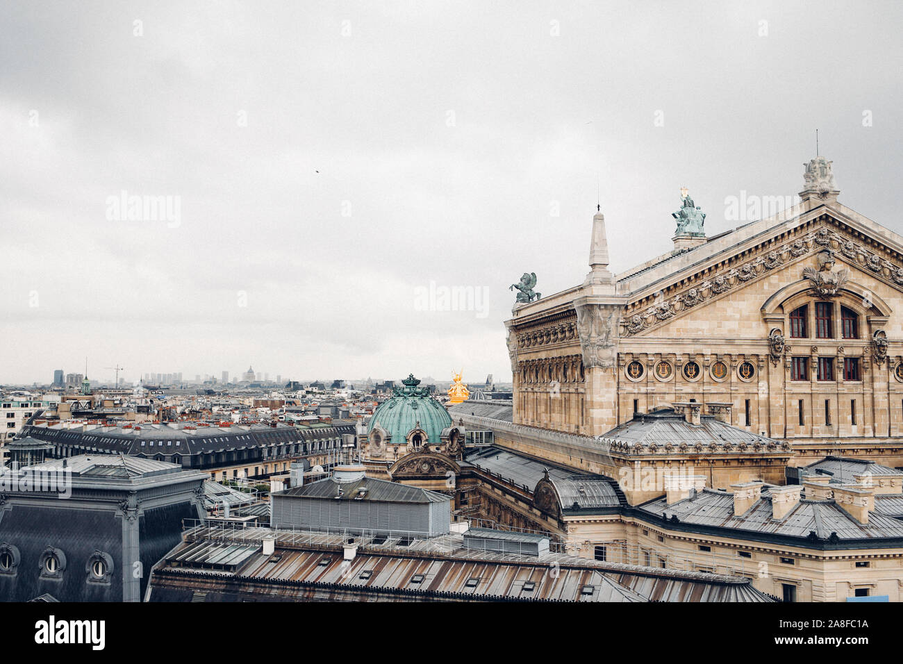 Roofs over paris hi-res stock photography and images - Alamy