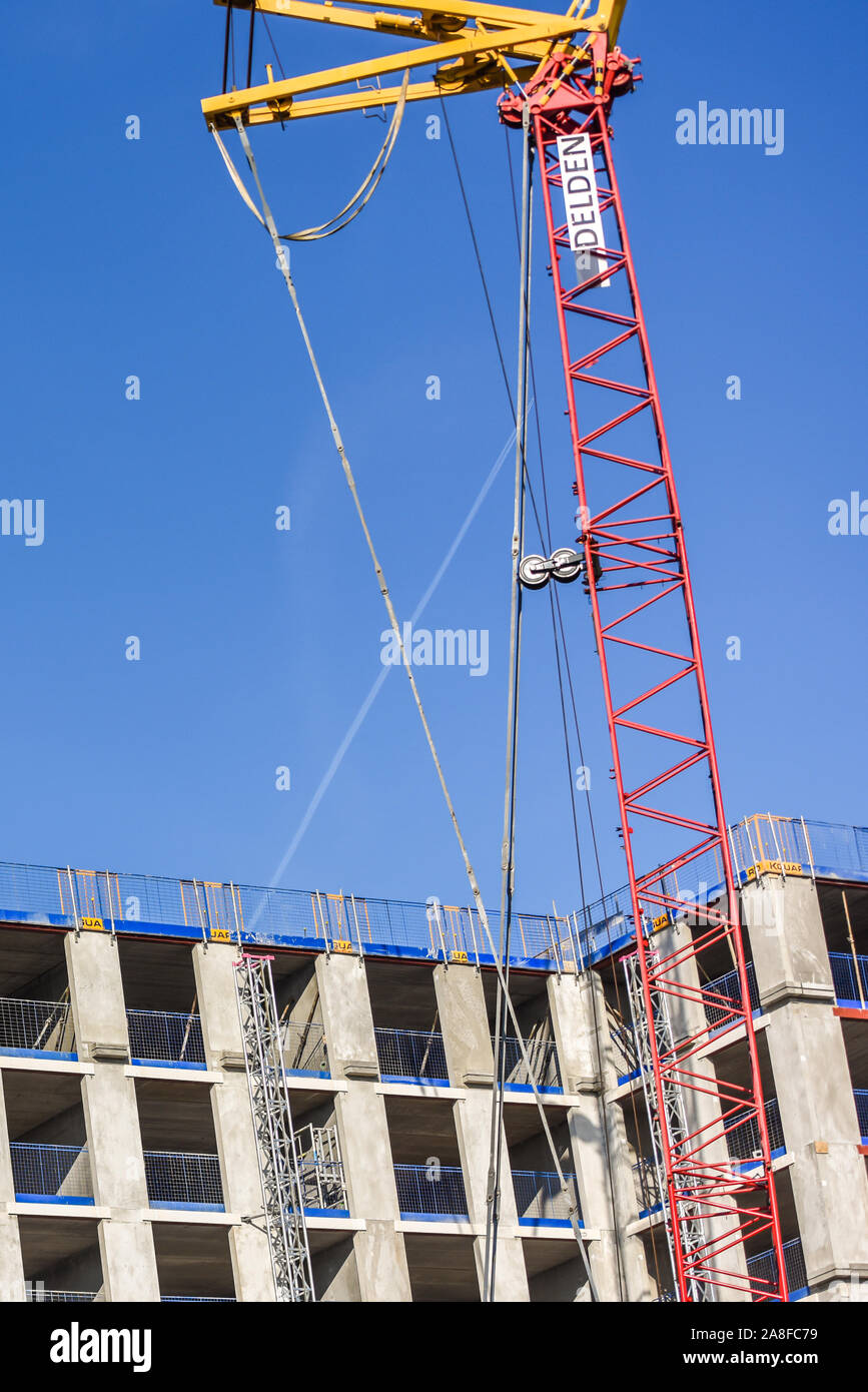 Construction work continues on the new Hilton hotel complex at One ...