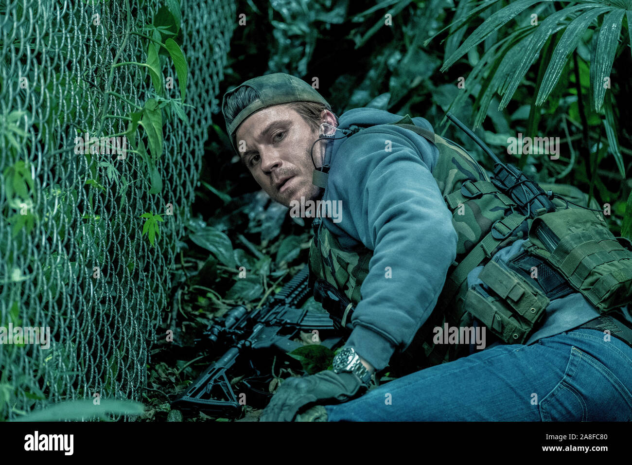 USA. Garrett Hedlund in the ©Netflix new movie: Triple Frontier (2019). Plot: Loyalties are ...