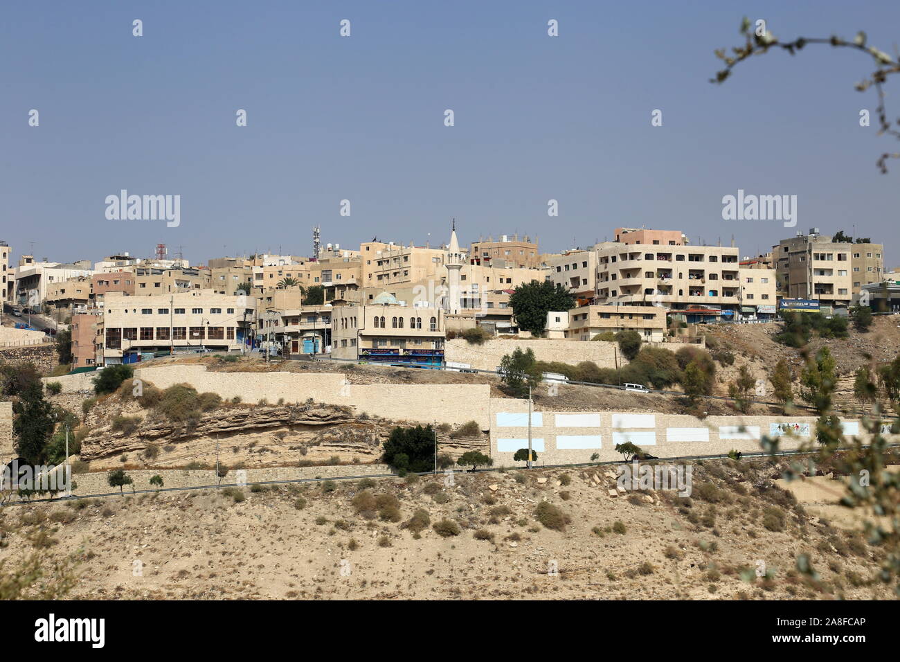 Karak town, Al Karak, Karak Governorate, Jordan, Middle East Stock ...