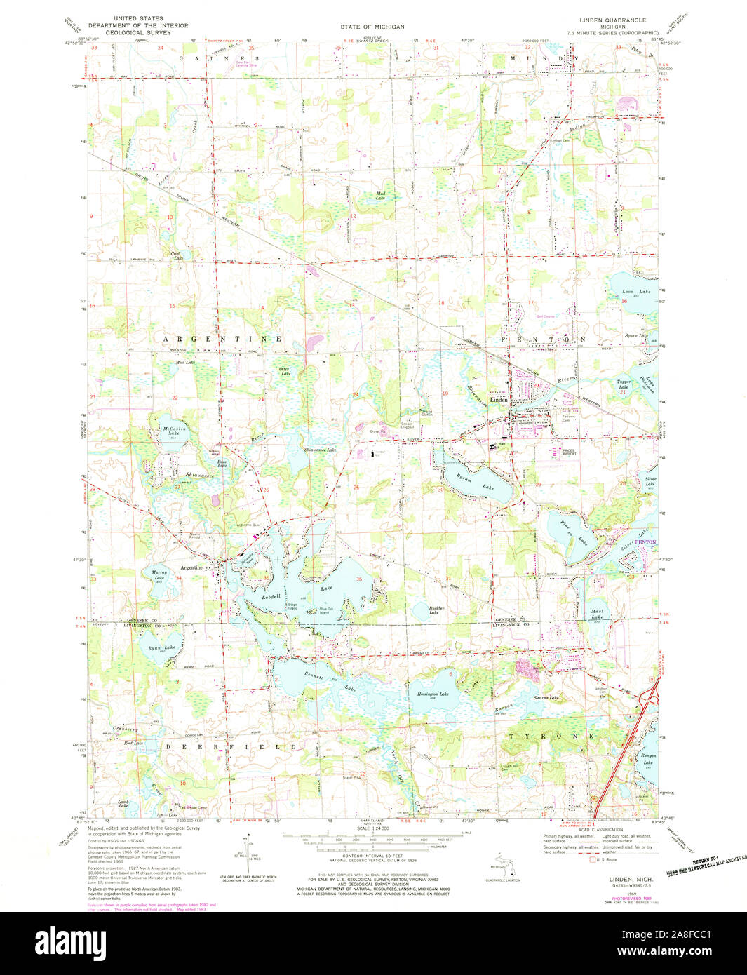 Linden michigan hi-res stock photography and images - Alamy