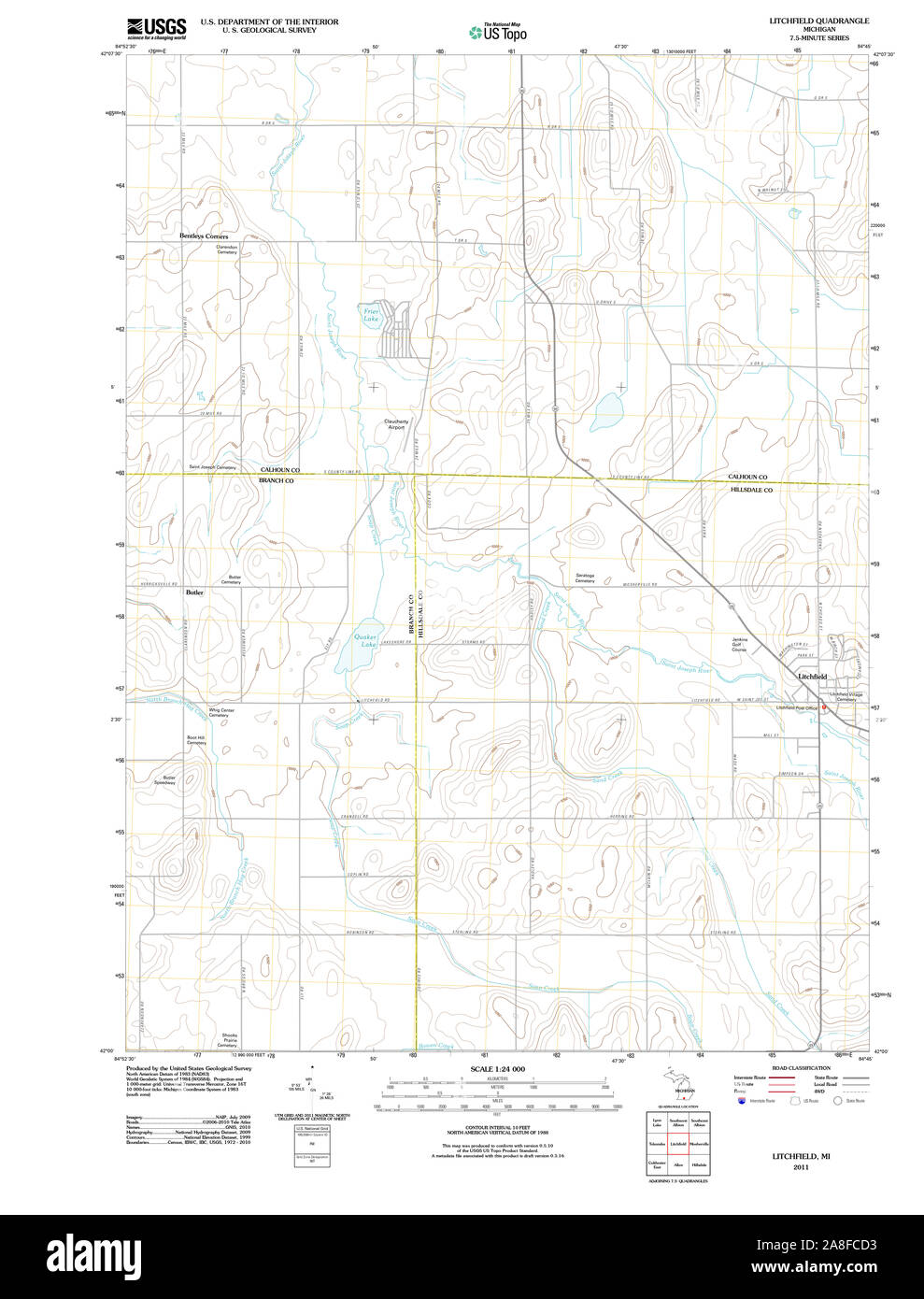 Map of litchfield hi-res stock photography and images - Alamy