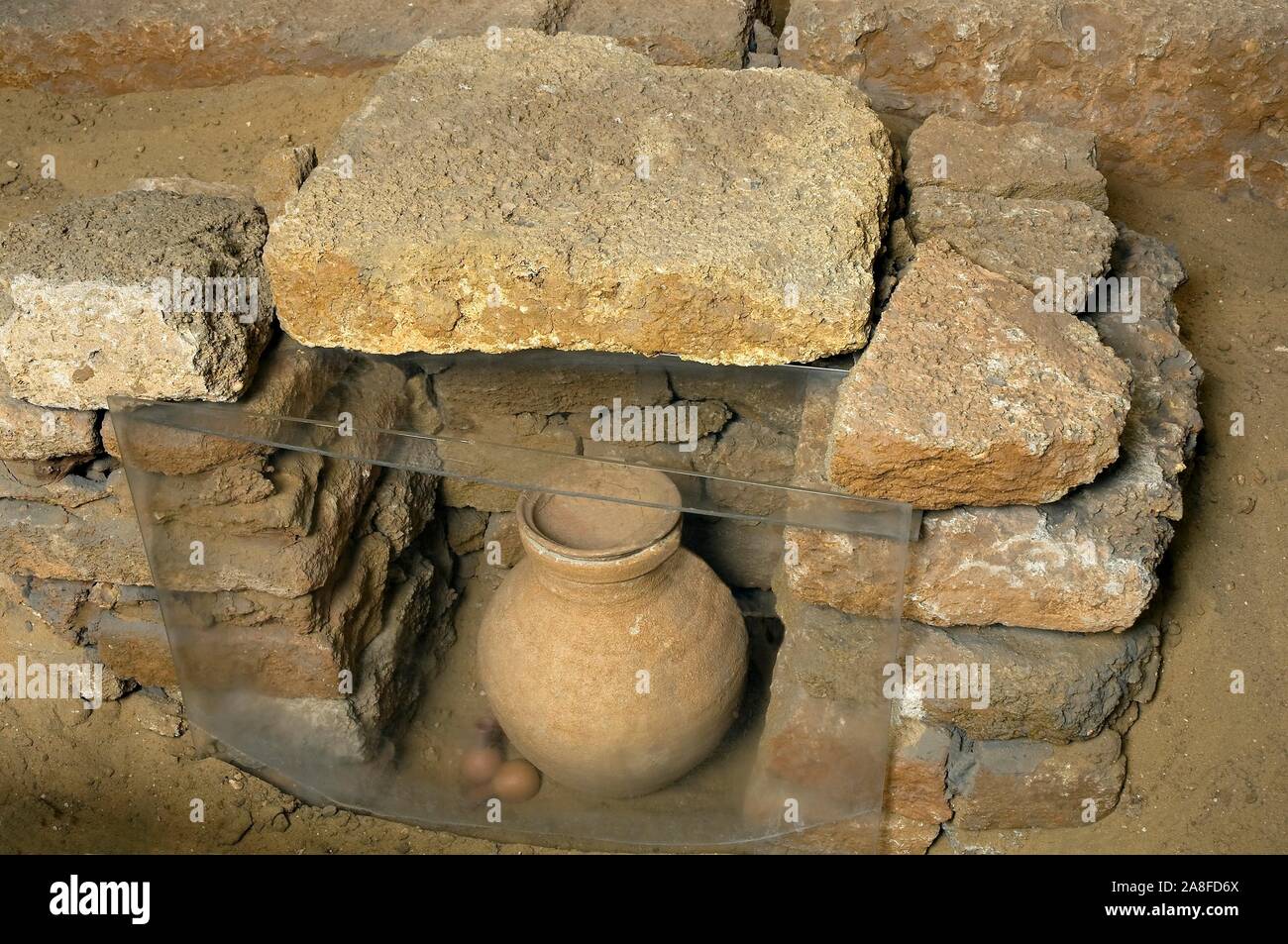 Roman cremation tomb -first century, Provincial Museum, Cadiz, Region ...