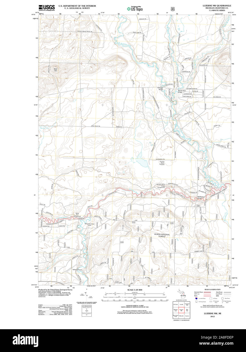 Luzerne map hi-res stock photography and images - Alamy