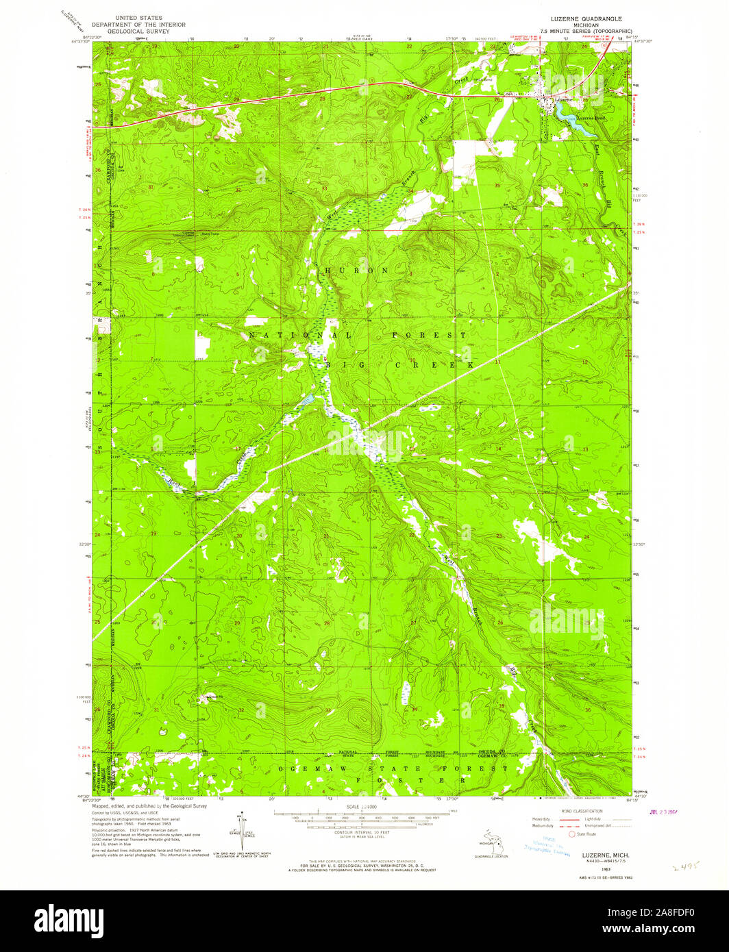 Luzerne map hi-res stock photography and images - Alamy