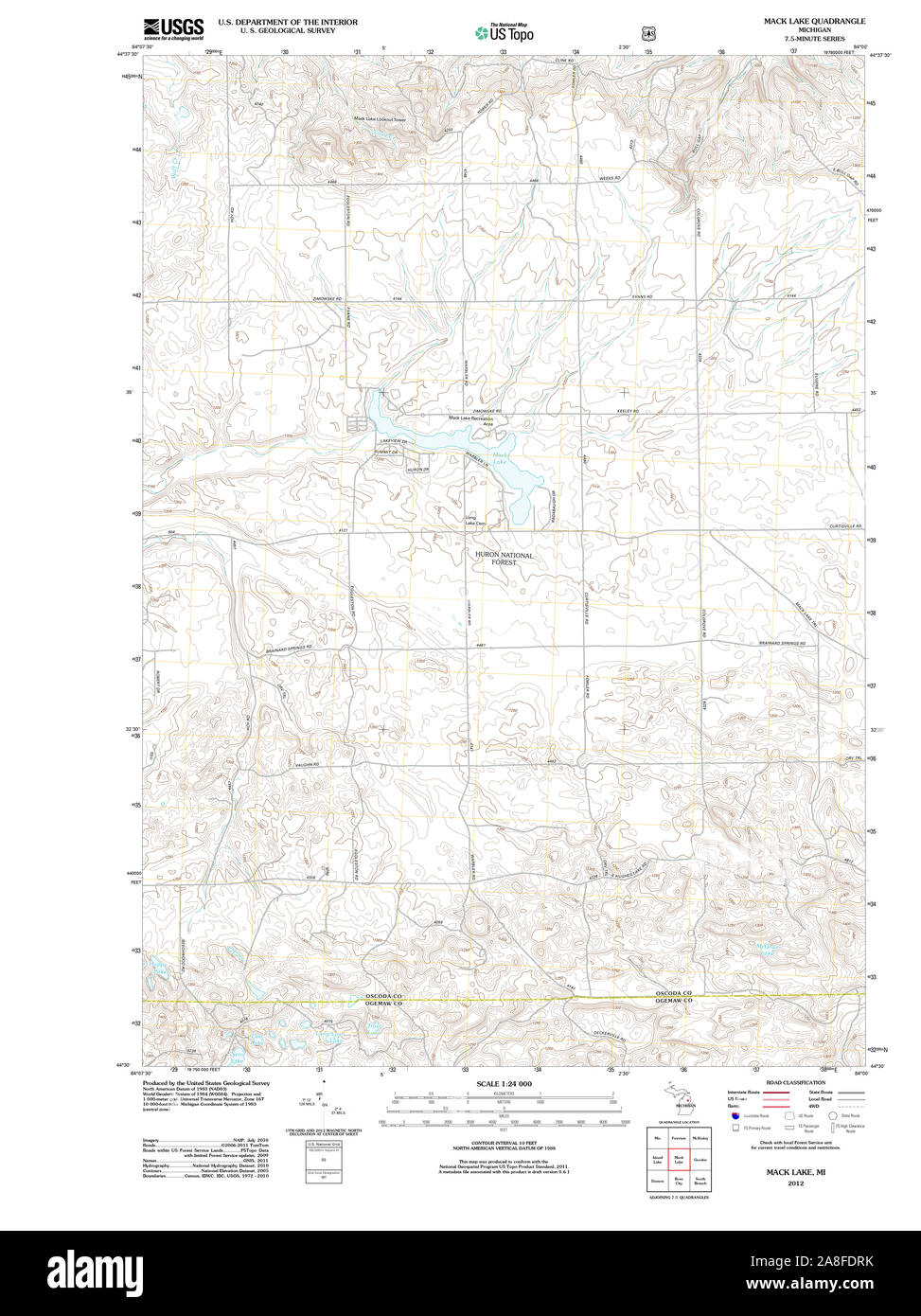 Mack lake Cut Out Stock Images & Pictures - Alamy