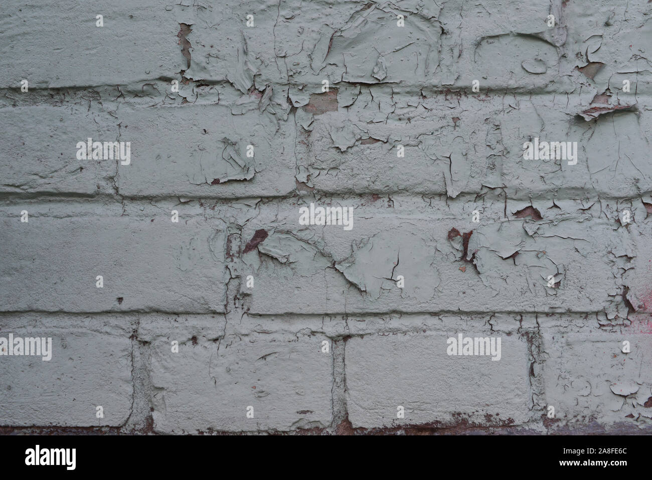 texture: old cracked brick wall painted in paint. Brick wall texture ...