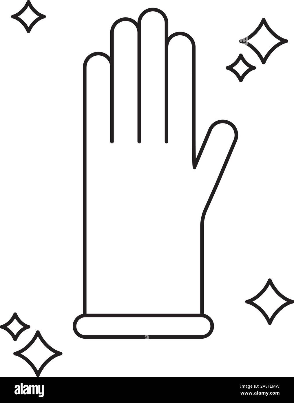 glove design, Clean home hygiene domestic interior housework and ...