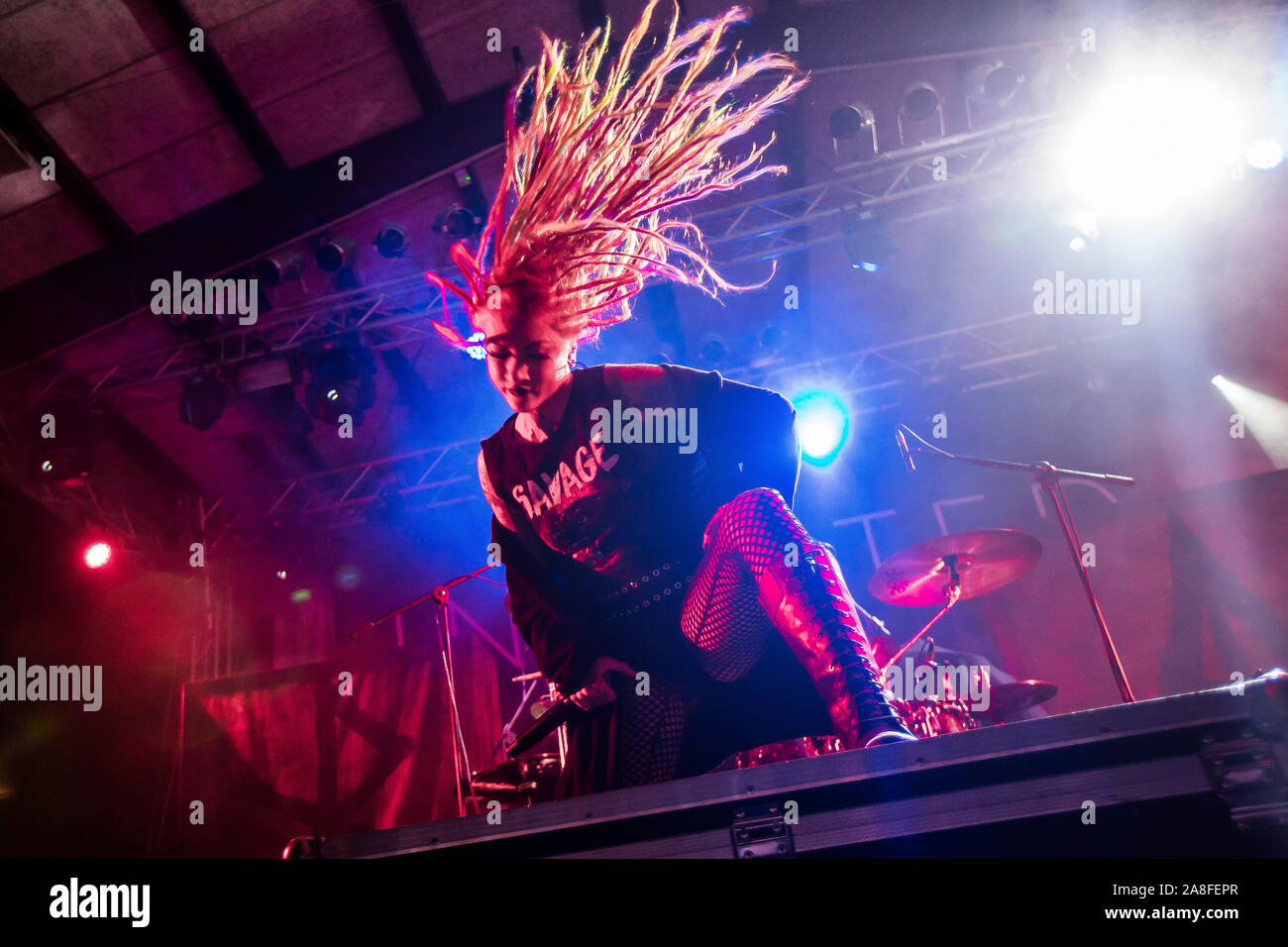 Bologna, Italy. 05th Nov, 2019. Infected Rain is a Moldovan nu metal/nu ...