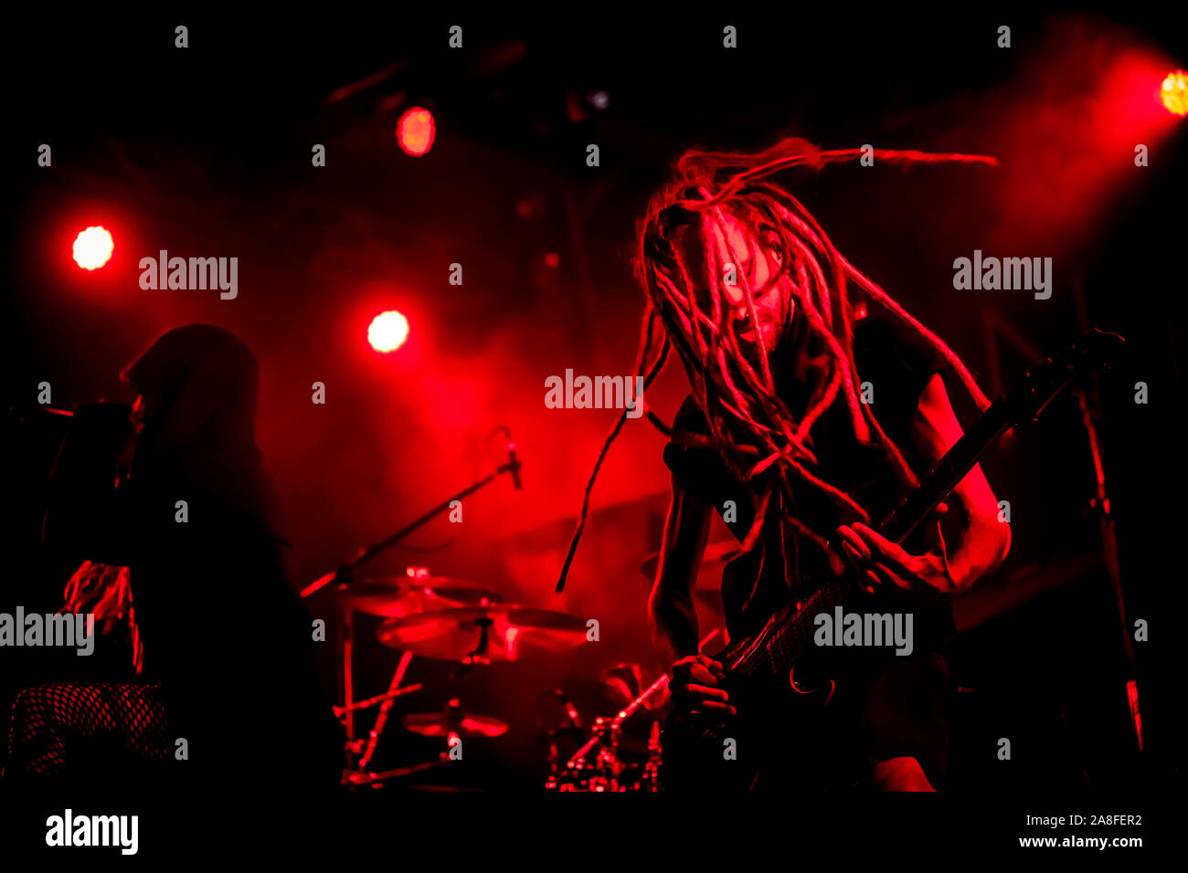 Bologna, Italy. 05th Nov, 2019. Infected Rain is a Moldovan nu metal/nu ...