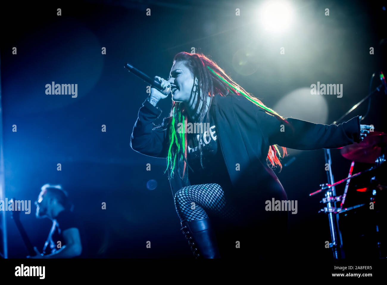 Bologna, Italy. 05th Nov, 2019. Infected Rain is a Moldovan nu metal/nu ...