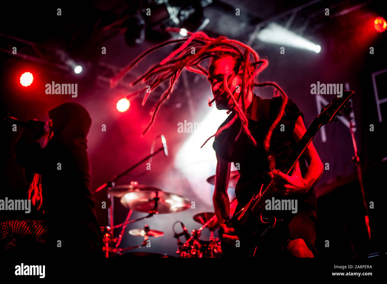 Bologna, Italy. 05th Nov, 2019. Infected Rain is a Moldovan nu metal/nu ...