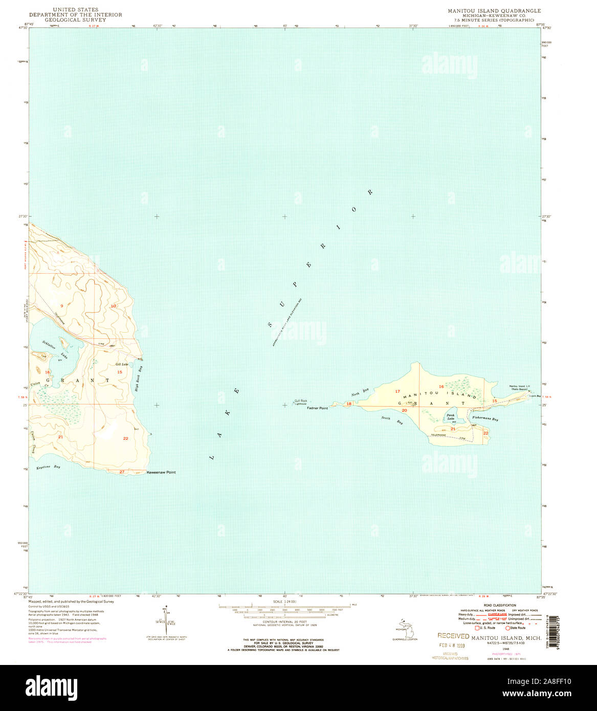 Map of manitou hi-res stock photography and images - Alamy