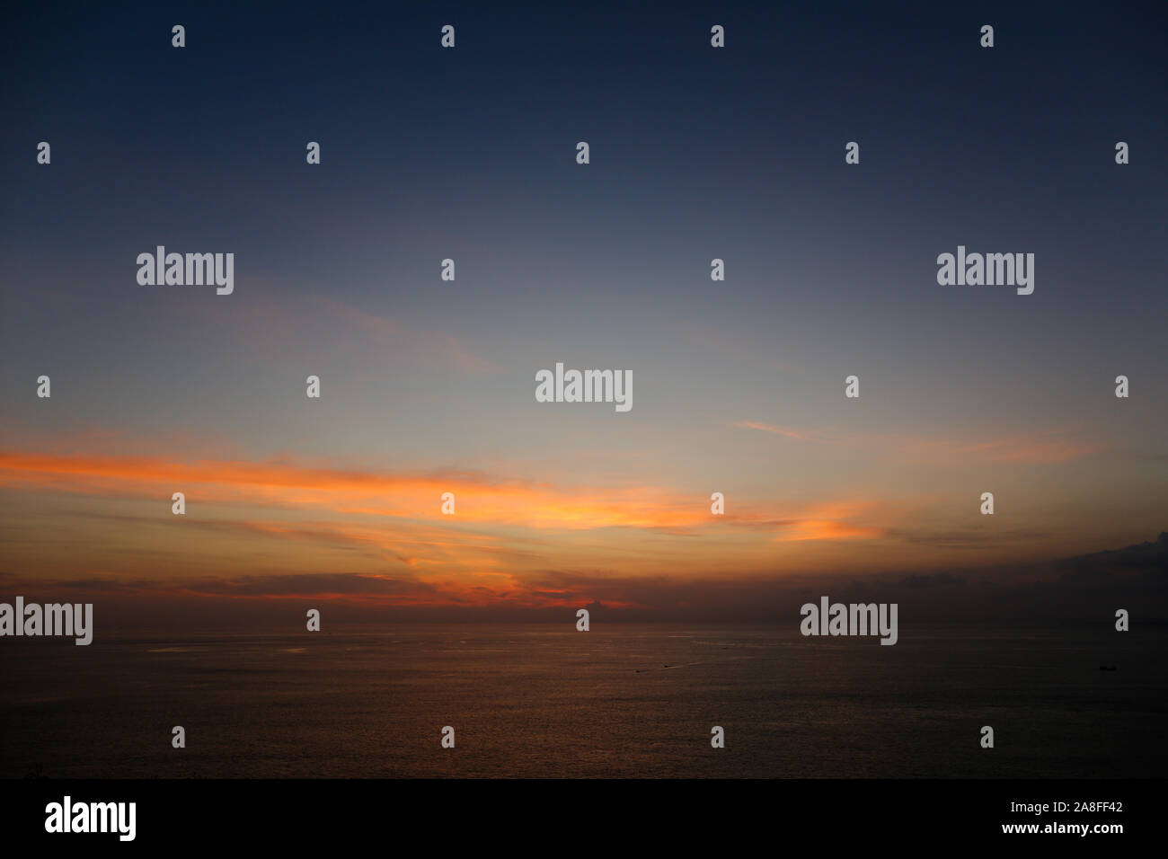 Nice sea landscape and sunrise sky Stock Photo - Alamy